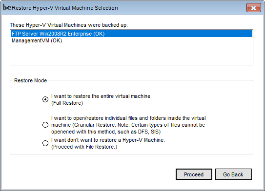Hyper-V Backup und Wiederherstellung von VMs, Schritt für Schritt | BackupChain
